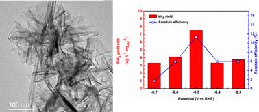 Ambient NH3 synthesis via electrochemical reduction of N2 over Fe–MnO2 ...