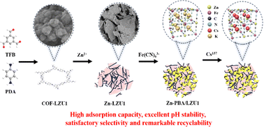 A COF-supported Zn-PBA composite for the efficient removal of cesium ...