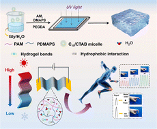 Super-stretchable, freezing-resistant and self-powered organohydrogels ...