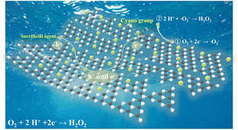 Efficient photochemical production of H2O2 on carbon nitride ...