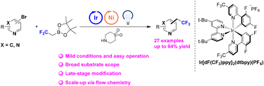 Visible-light-induced nickel-catalysed cross-coupling of 2,2,2 ...