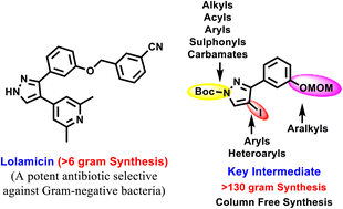 Multigram-scale synthesis of an experimental antibiotic, Lolamicin and ...