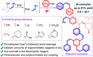 Palladium-catalyzed Z-alkenylative cross-coupling via β-alkenyl ...