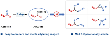 Acrolein triftosylhydrazone: a versatile vinylcarbene reagent - Organic ...
