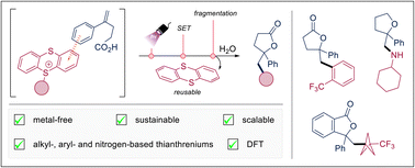 EDA-complex photoactivation of thianthrene-based radical precursors ...
