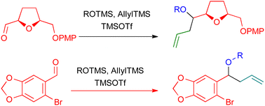 Multicomponent Hosomi–Sakurai reaction on chiral, bio-based, alcohols ...
