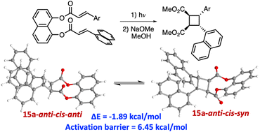 Photochemical [2 + 2] cycloadditions of naphthalene acrylic acids ...