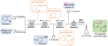 Continuous flow synthesis of functionalized biaryl compounds via a ...