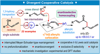 Enantioselective homocoupling of allenylic alcohols through divergent ...