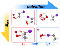 Single solvent molecule effect over SN2 and E2 competition in the ...