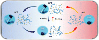 On the molecular mechanism of thermally reversible sol–gel transition ...