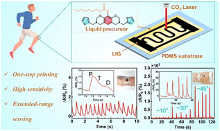 A laser-induced graphene/PDMS composite sensor with a dual structure ...