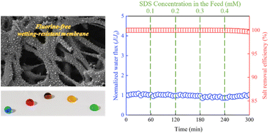 Fluorine-free microporous membranes with high wetting resistance for ...