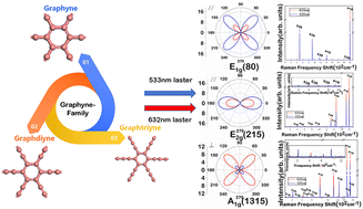 Raman spectra of the graphyne-family: graphyne, graphdiyne and ...