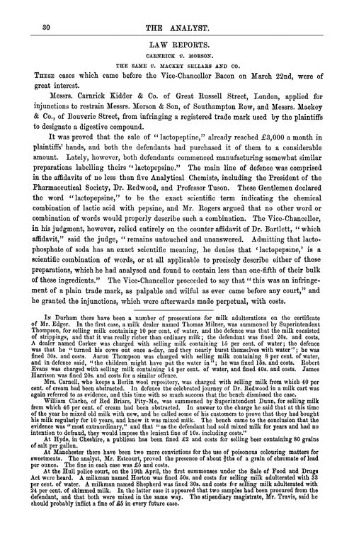 Law reports - Analyst (RSC Publishing)