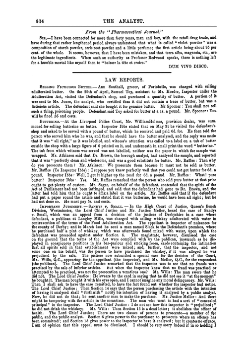 Law reports - Analyst (RSC Publishing)