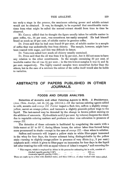 Foods and drugs analysis - Analyst (RSC Publishing)