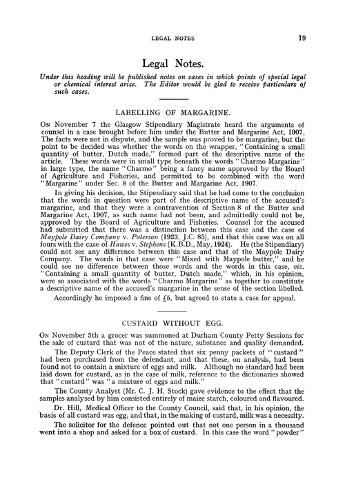 Legal notes - Analyst (RSC Publishing)