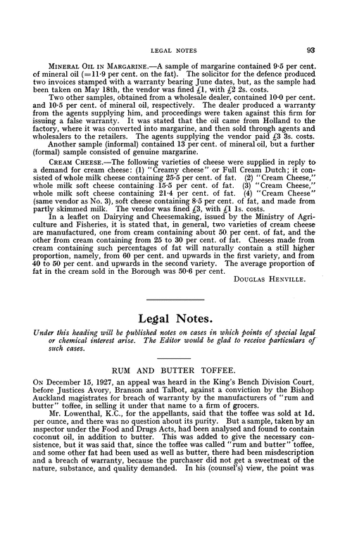 Legal notes - Analyst (RSC Publishing)