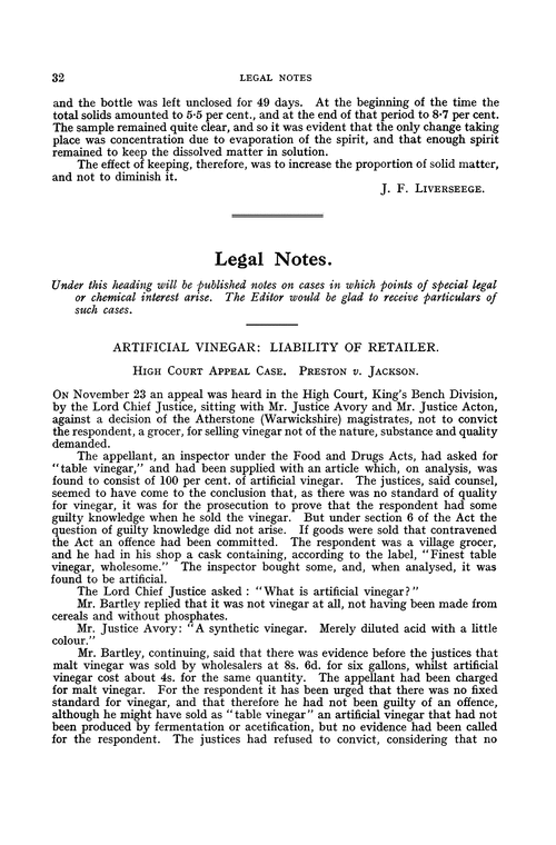 Legal notes - Analyst (RSC Publishing)