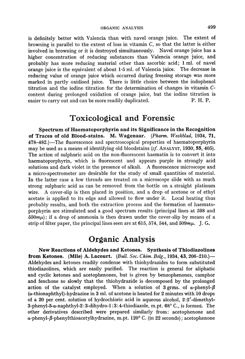 Organic analysis - Analyst (RSC Publishing)