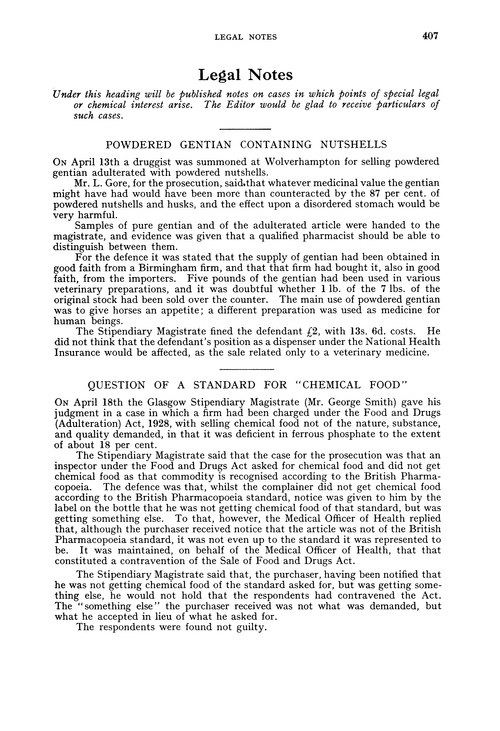 Legal notes - Analyst (RSC Publishing)