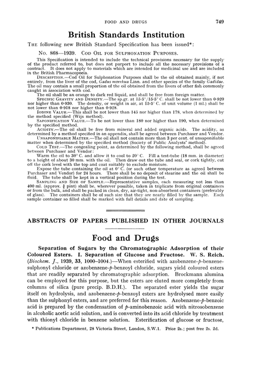 British Standards Institution - Analyst (RSC Publishing)