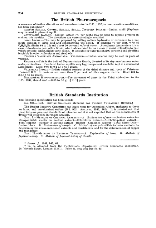 British Standards Institution - Analyst (RSC Publishing)