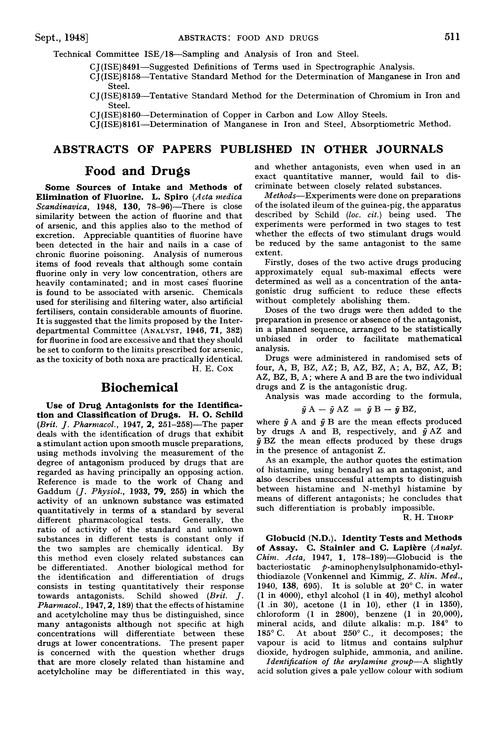 Abstracts of papers published in other journals. Biochemical - Analyst ...