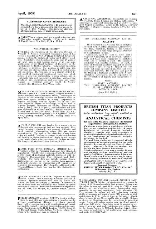 Back matter - Analyst (RSC Publishing)