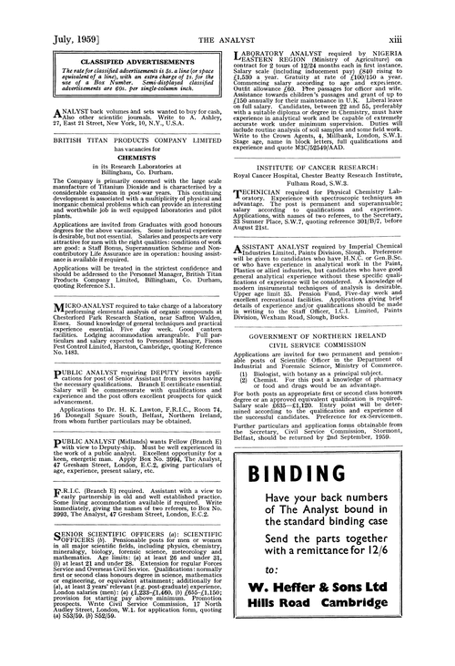 Back matter - Analyst (RSC Publishing)