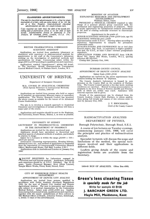 Back matter - Analyst (RSC Publishing)