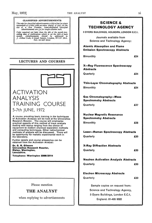 Back matter - Analyst (RSC Publishing)