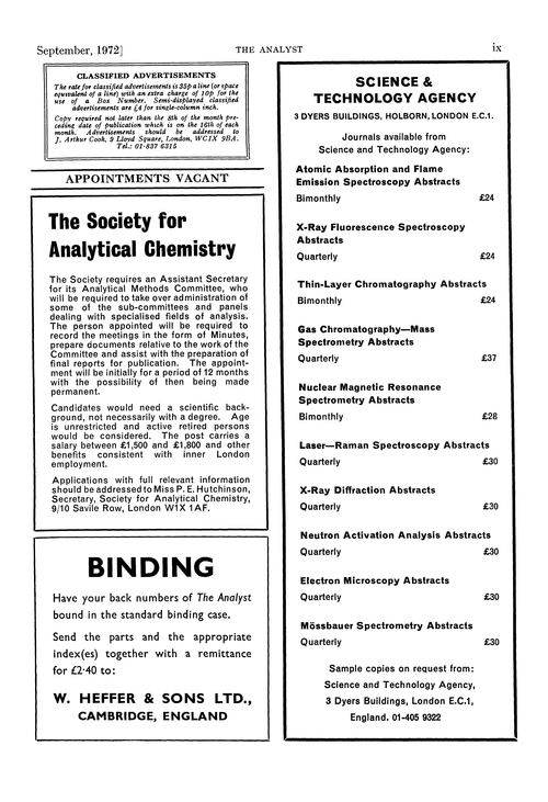Back matter - Analyst (RSC Publishing)
