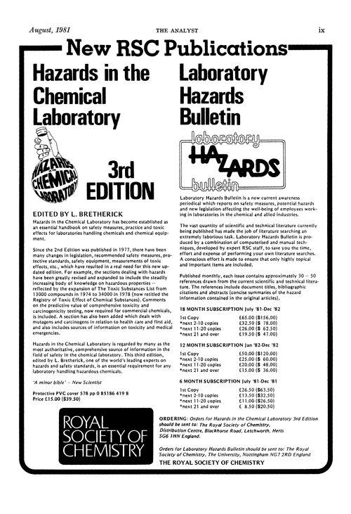 Back matter - Analyst (RSC Publishing)