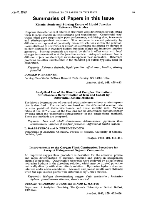 Front matter - Analyst (RSC Publishing)