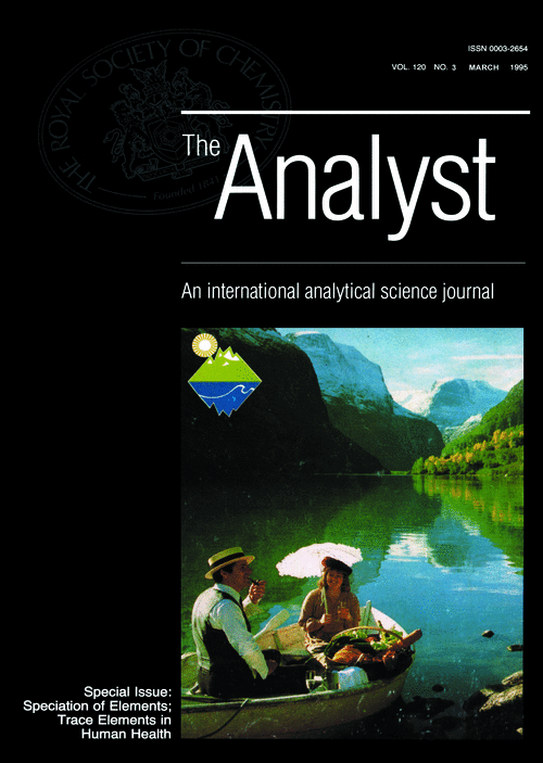 Front cover - Analyst (RSC Publishing)