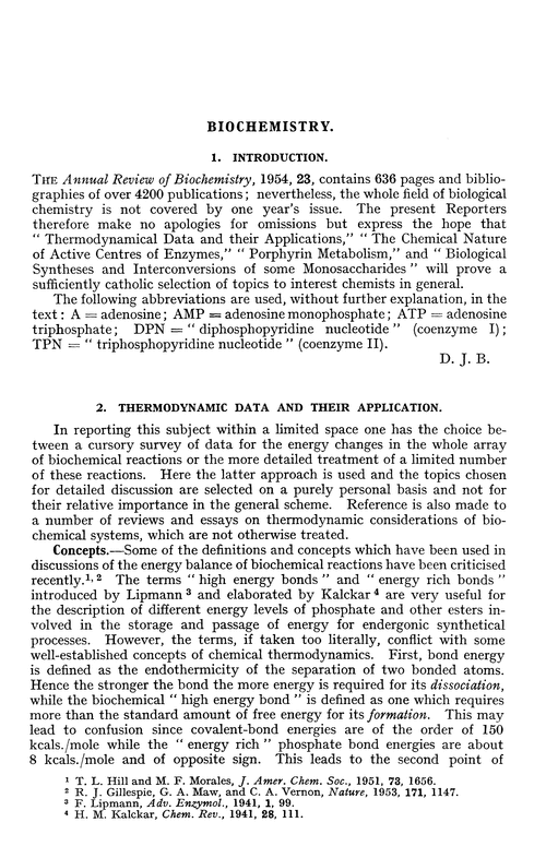 Biochemistry - Annual Reports on the Progress of Chemistry (RSC Publishing)