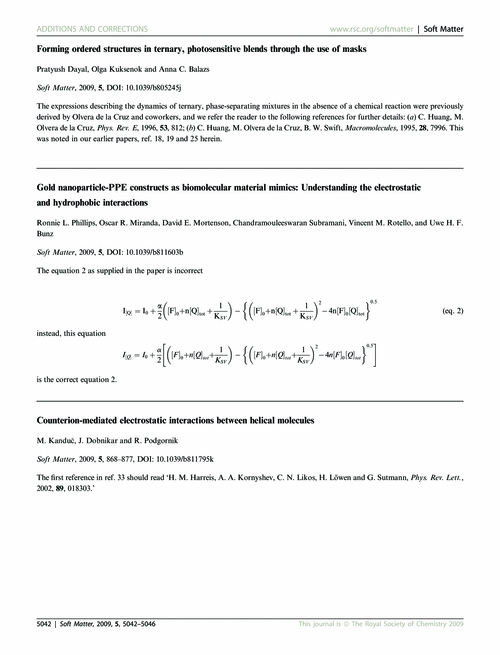 Back matter - Soft Matter (RSC Publishing)
