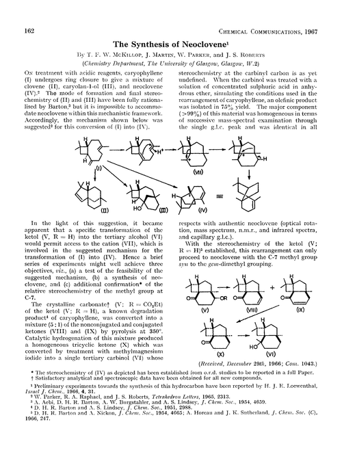 The synthesis of neoclovene - Chemical Communications (London) (RSC ...