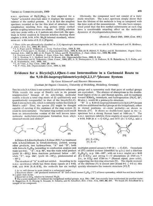 Evidence for a bicyclo[3,1,0]hex-1-ene intermediate in a carbenoid route to the 9,10-di ...