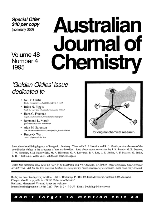 Back cover - Journal of the Chemical Society, Chemical Communications ...
