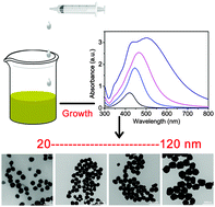 Kinetically controlled seed-mediated growth of narrow dispersed silver ...