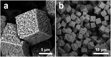 Microfluidic synthesis of uniform single-crystalline MOF microcubes ...