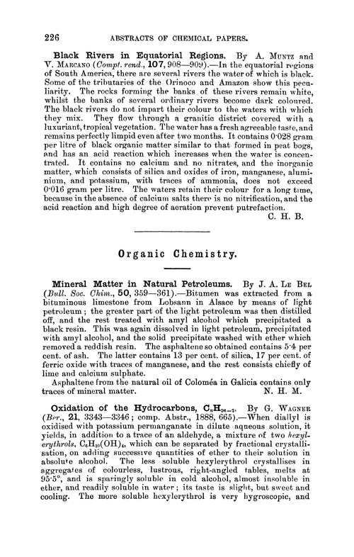 Organic chemistry - Journal of the Chemical Society, Abstracts (RSC ...