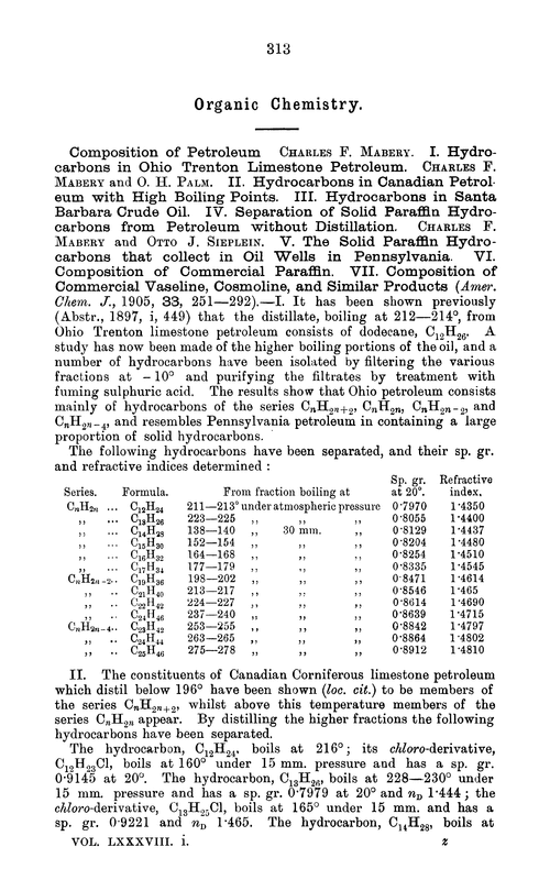 Organic chemistry - Journal of the Chemical Society, Abstracts (RSC ...