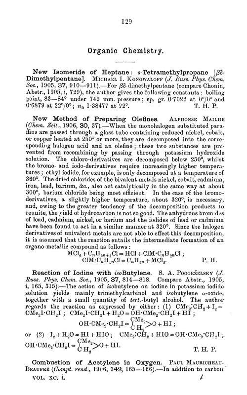 Organic chemistry - Journal of the Chemical Society, Abstracts (RSC ...