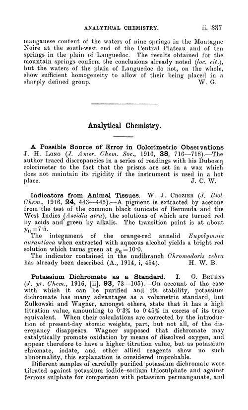 Analytical chemistry - Journal of the Chemical Society, Abstracts (RSC ...