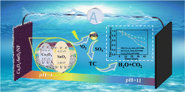 Light-assisted electrocatalytic PMS activation system based on a Co3O4 ...