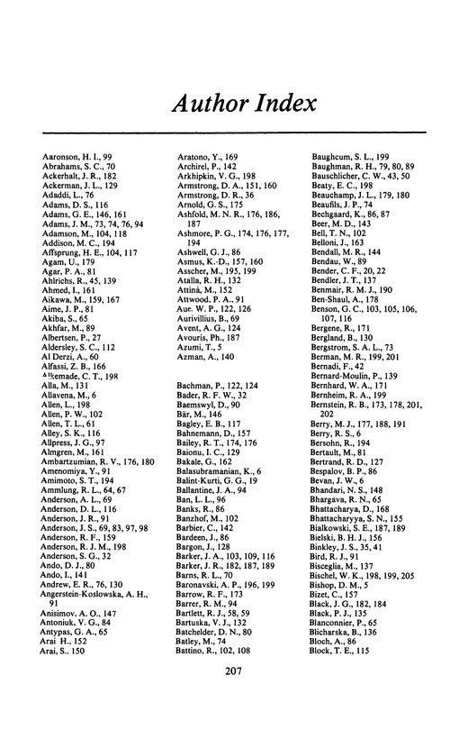 Author index - Annual Reports Section "C" (Physical Chemistry) (RSC ...